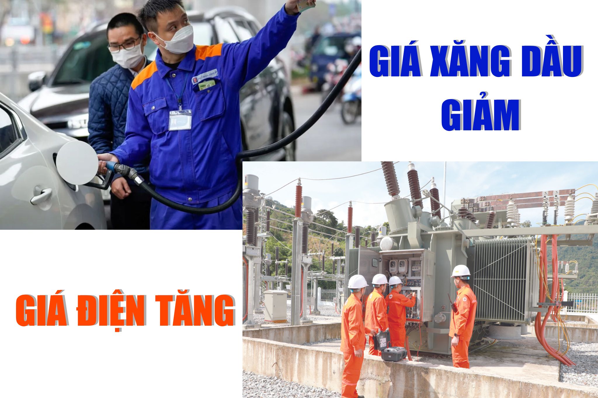 GIÁ ĐIỆN TĂNG, GIÁ XĂNG DẦU GIẢM TỪ CHIỀU 4/5 - Truyền Hình Hậu Giang